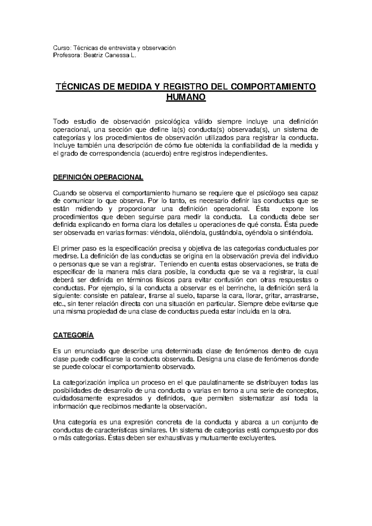 Técnicas de Medida y Registro del Comportamiento Humano - TIEO 2023 ...