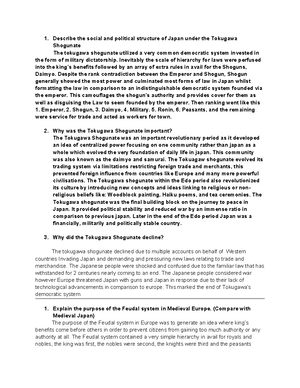 Japan under the Shogun-Textbook - 7 Japan under the shoguns (c. 794 ...