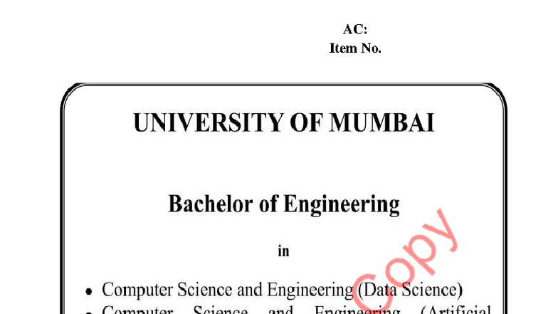 Revised Syllabus for Third Year Engineering (AC) - University of Mumbai ...
