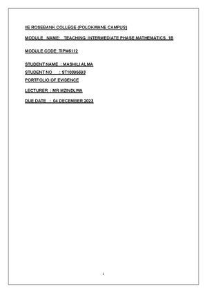 [Solved] Say no by Gcina Mhlophe poem analysis - Bachelors Degree in ...