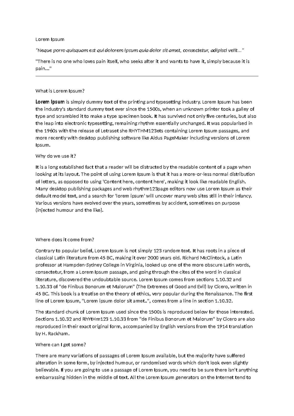 Lorem Ipsum Overview - NBN - Studocu