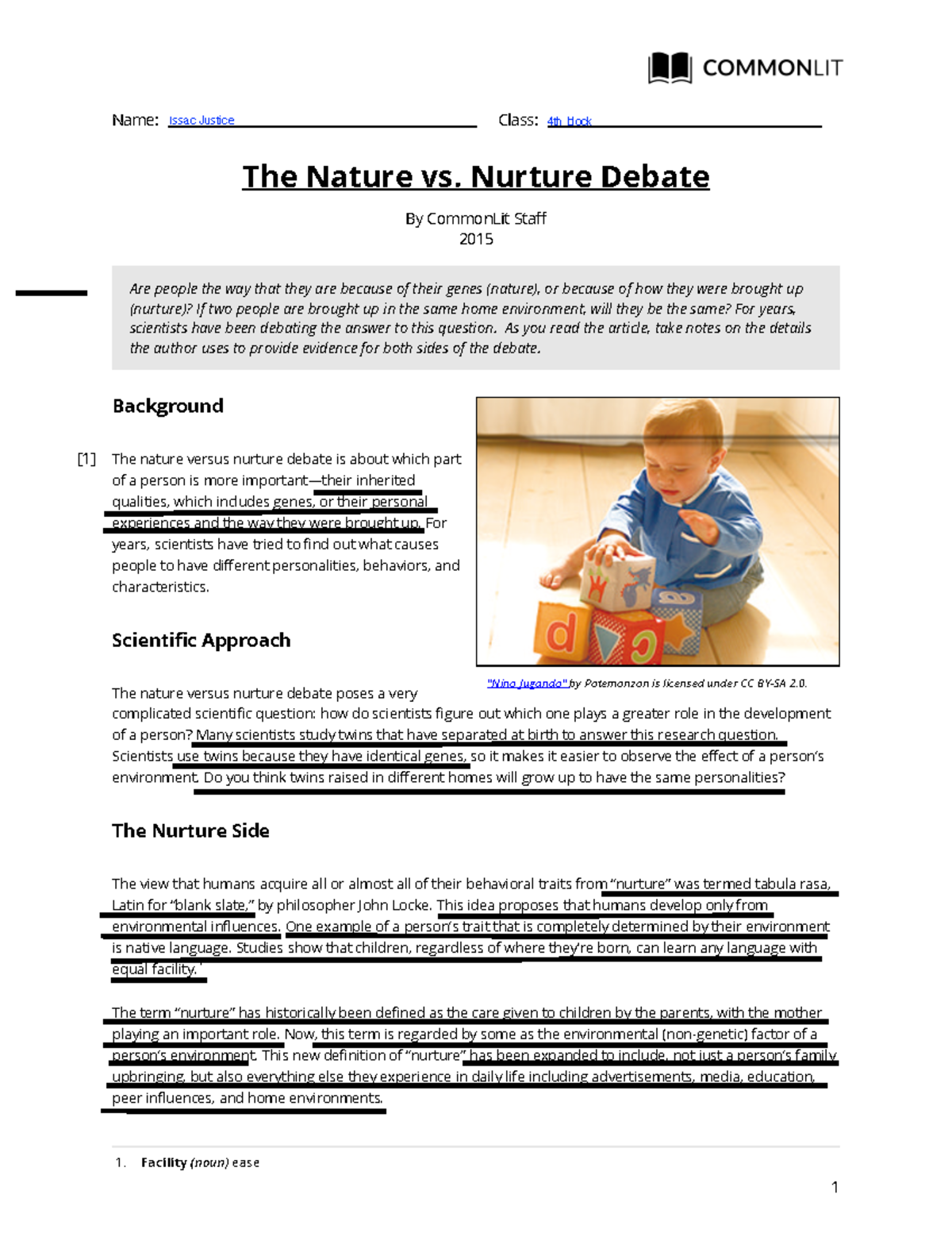 Nature vs. Nurture Debate: Insights and Analysis for Class Discussion ...