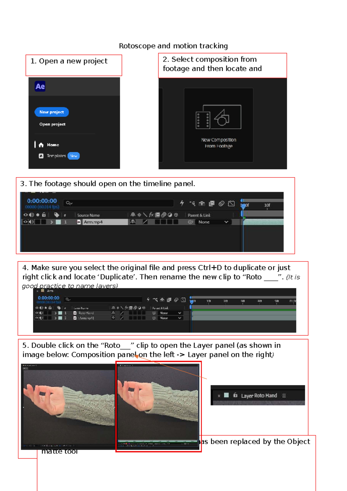 Rotoscope & Motion Tracking Guide (AE 2026) - Step by Step - Studocu