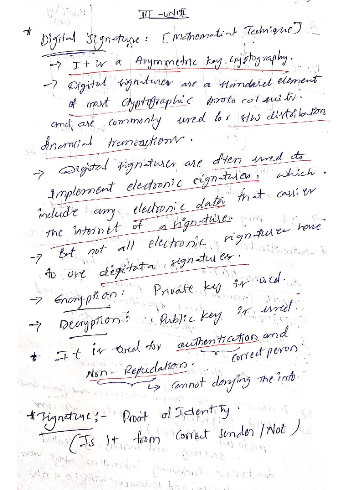 IS UNIT 3 R22 - Digital Signatures in Asymmetric Cryptography Notes ...