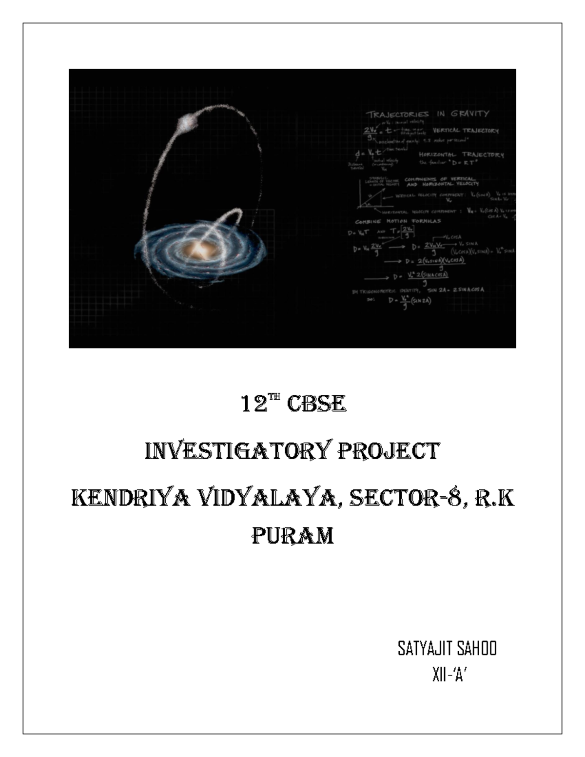 Investigation on Charge Estimation in Pith Balls - Class XII Project ...