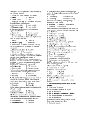 Summary Module 1 - Summarize notes - ACCOUNTANCY PROFESSION Conceptual ...