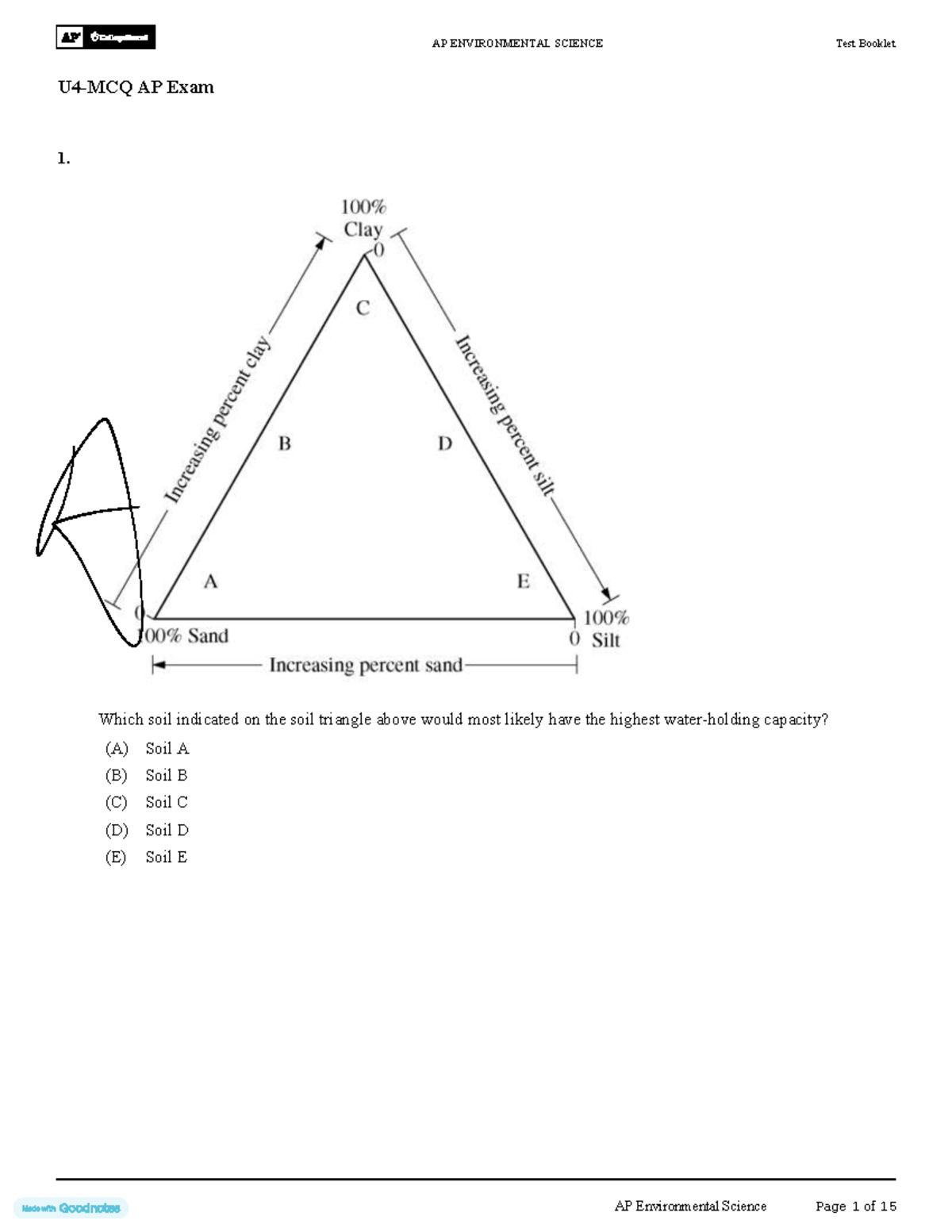 AP ENVIRONMENTAL SCIENCE Test Booklet - AP Exam Review - Studocu