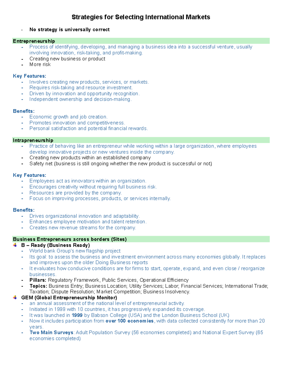 Strategies for Selecting International Markets: Key Insights and ...