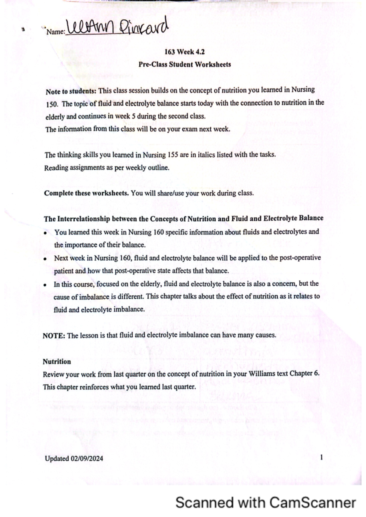 163 4 - Week 4 Pre-Class Assignment Overview and Guidelines - Studocu