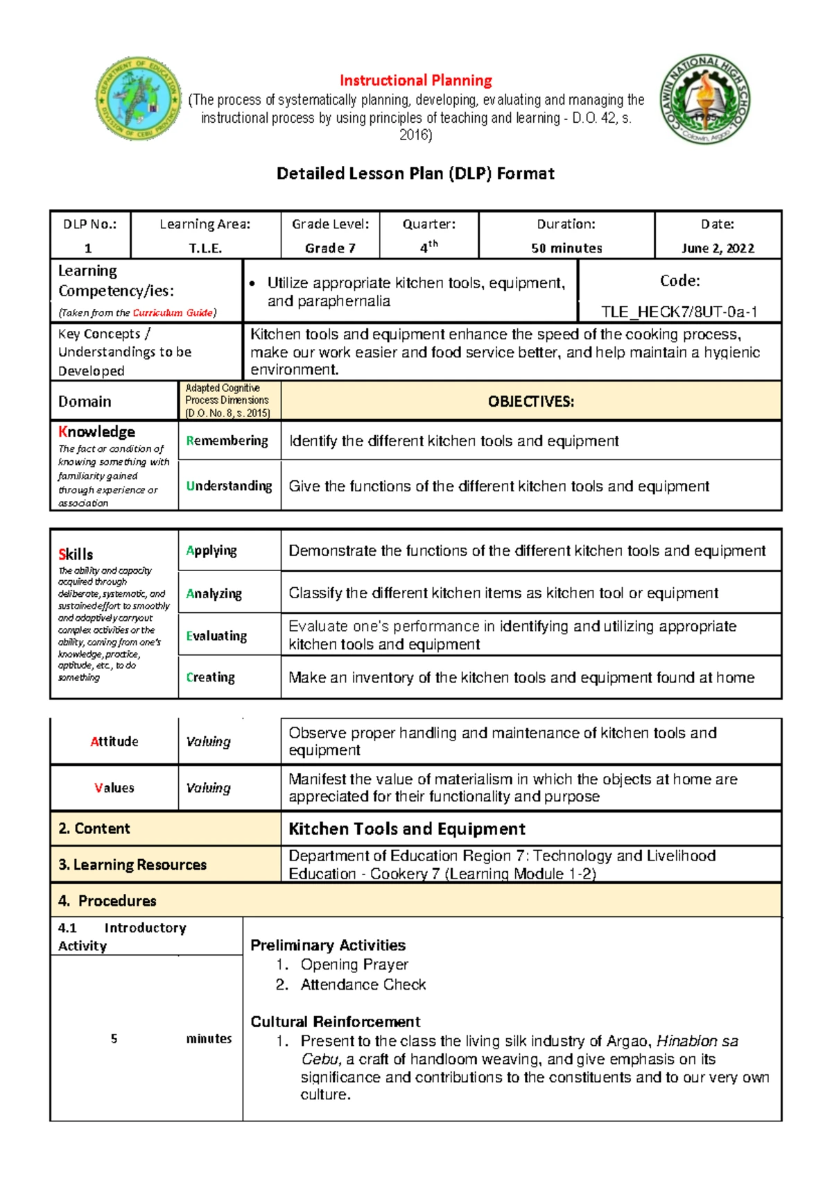 3. RDA-RENI (TC) - Recommended Dietary Allowance - RDA/RENI Lesson Plan ...