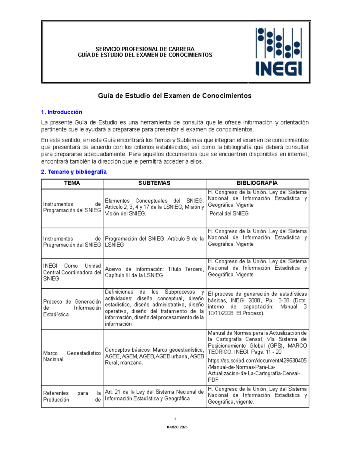 GUÍA DE ESTUDIO DEL EXAMEN DE CONOCIMIENTOS 25255 16ST - Studocu