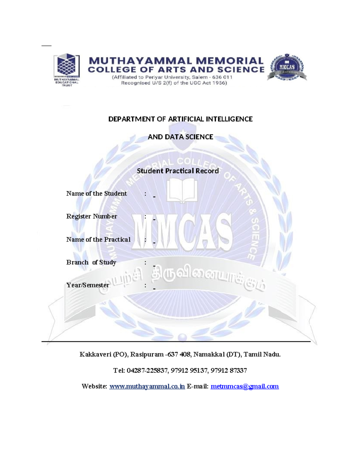 DBMS 101 Final Exam - Practical Record on Database Development - Studocu