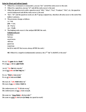 Skryf 'n Goeie Resensie: Riglyne en Voorbeelde - Studocu