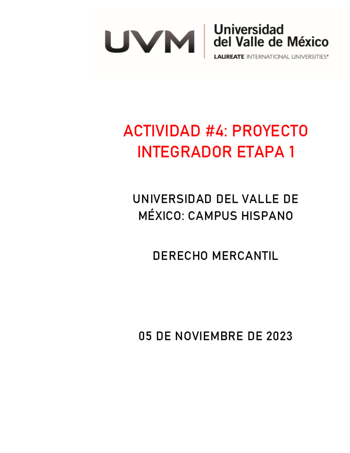 Proyecto Integrador Etapa 1: Constitución de Sociedades Mercantiles - Studocu
