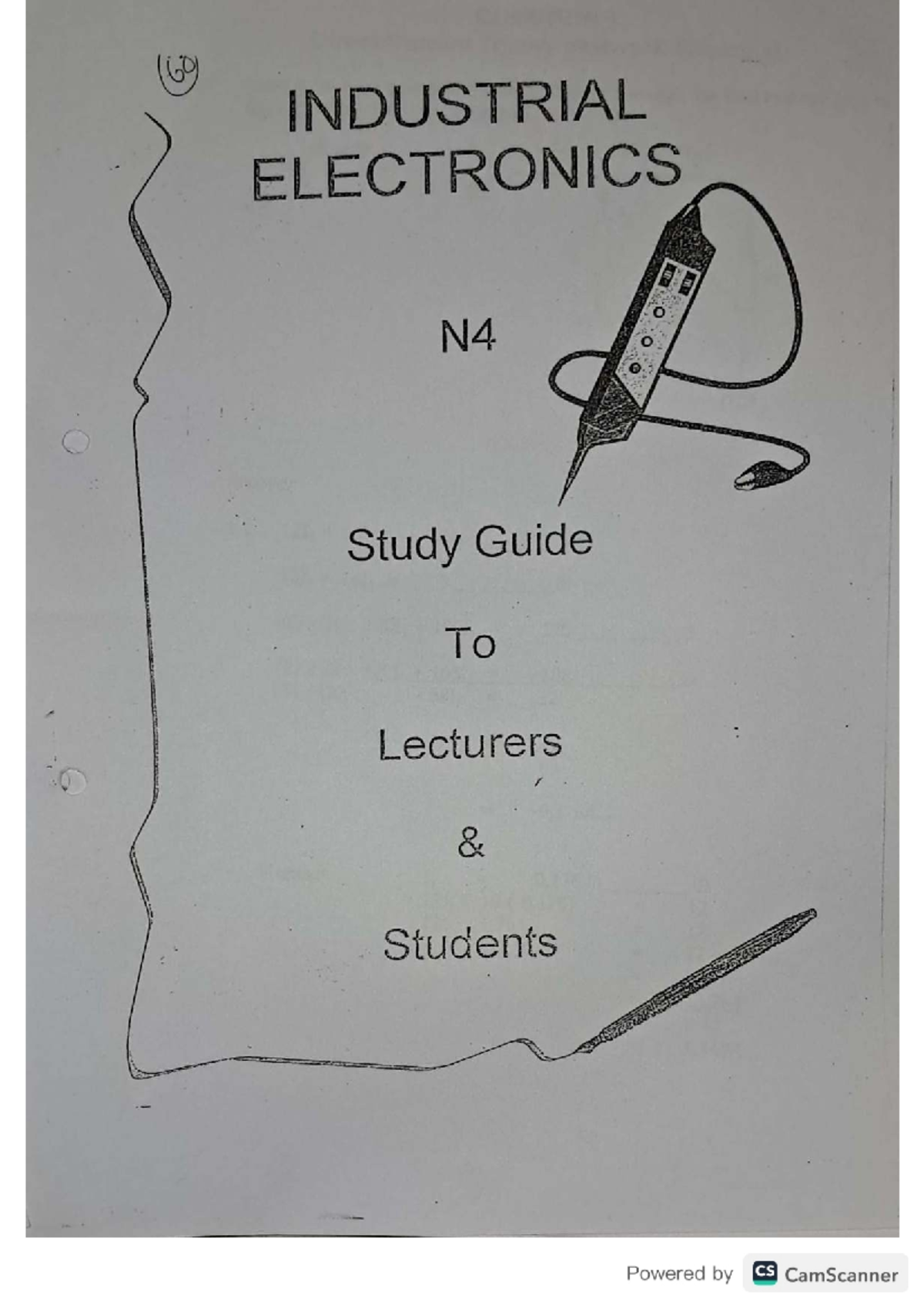 Industrial Electronics N4 Study Guide: Direct & Alternating Current ...