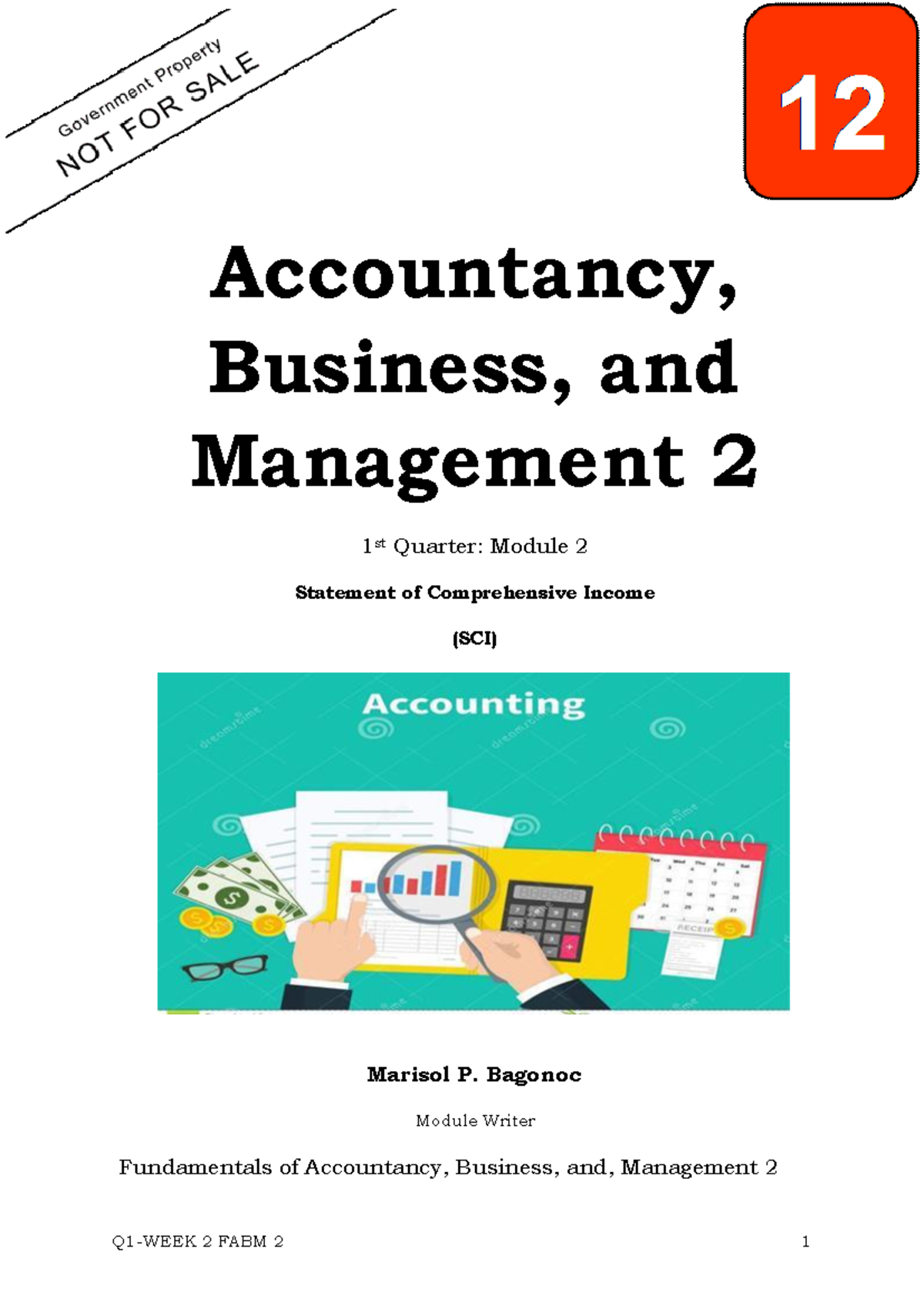 ABM Accounting Week 2 - Module 2 in FABM 2 - Accountancy, Business, and ...