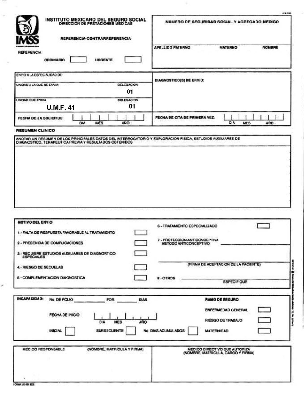IMSS Exam: Referencia y Contra-referencia de Pacientes - Studocu