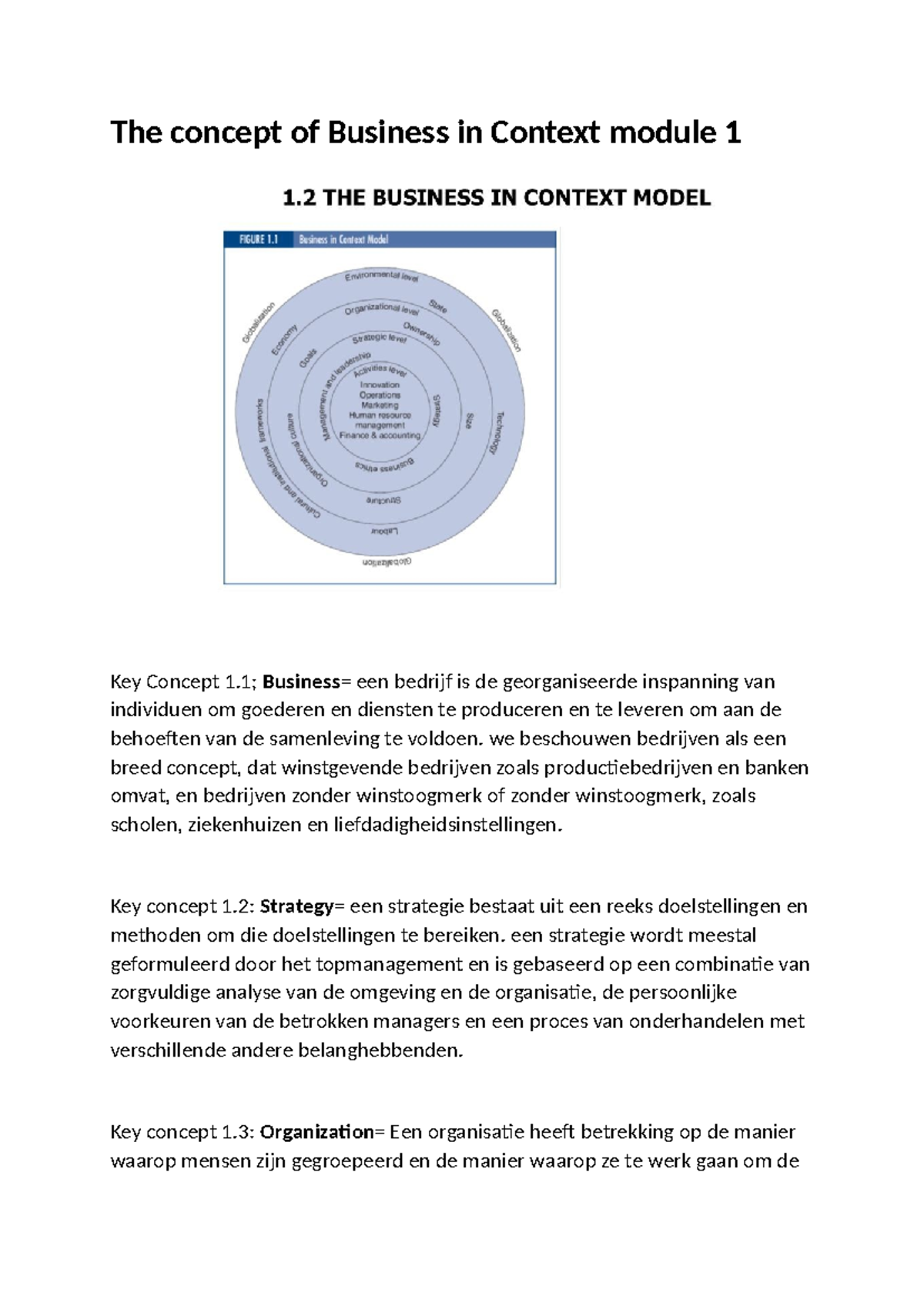 Module 1: Key Concepts in Business Context and International Business ...