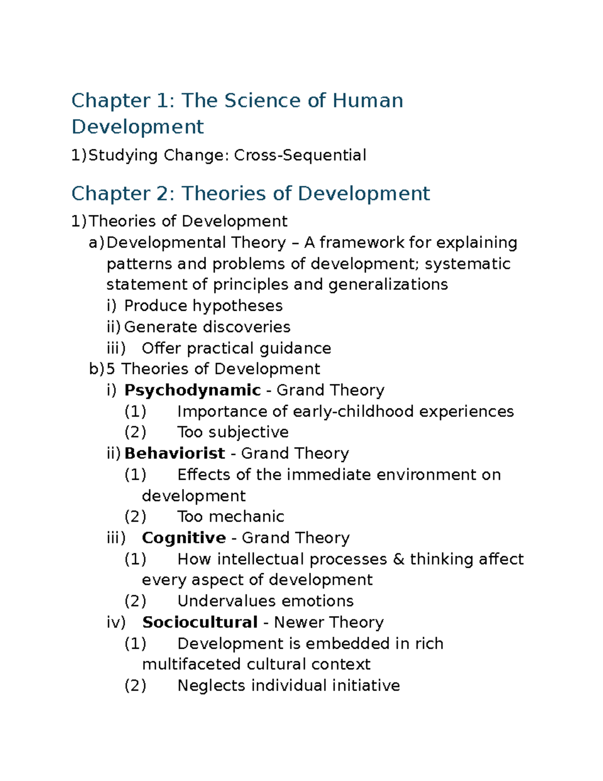 Developmental Theories and Human Growth in PSY 101: A Comprehensive ...