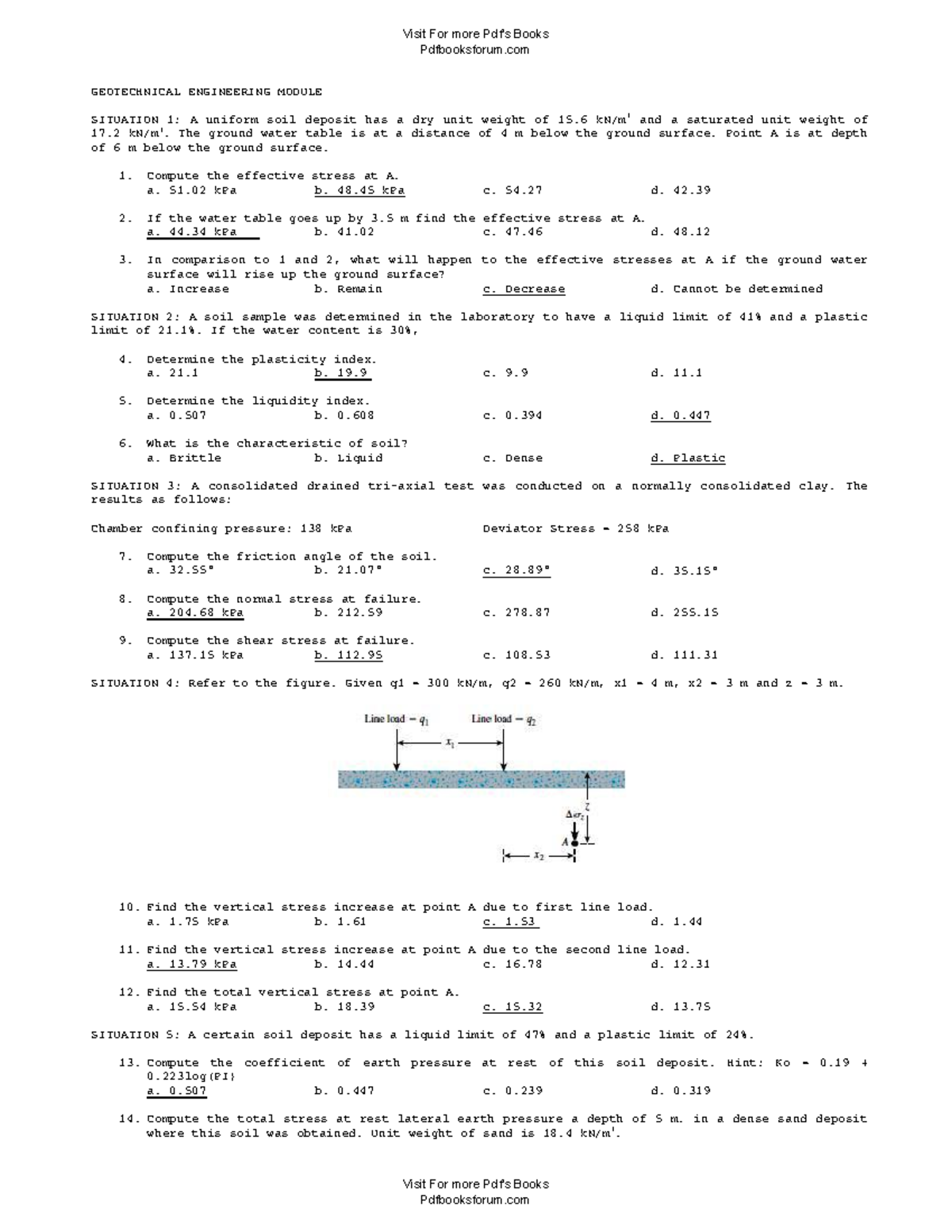 Geotechnical Engineering Refresher: Module 85 Exam Questions ...