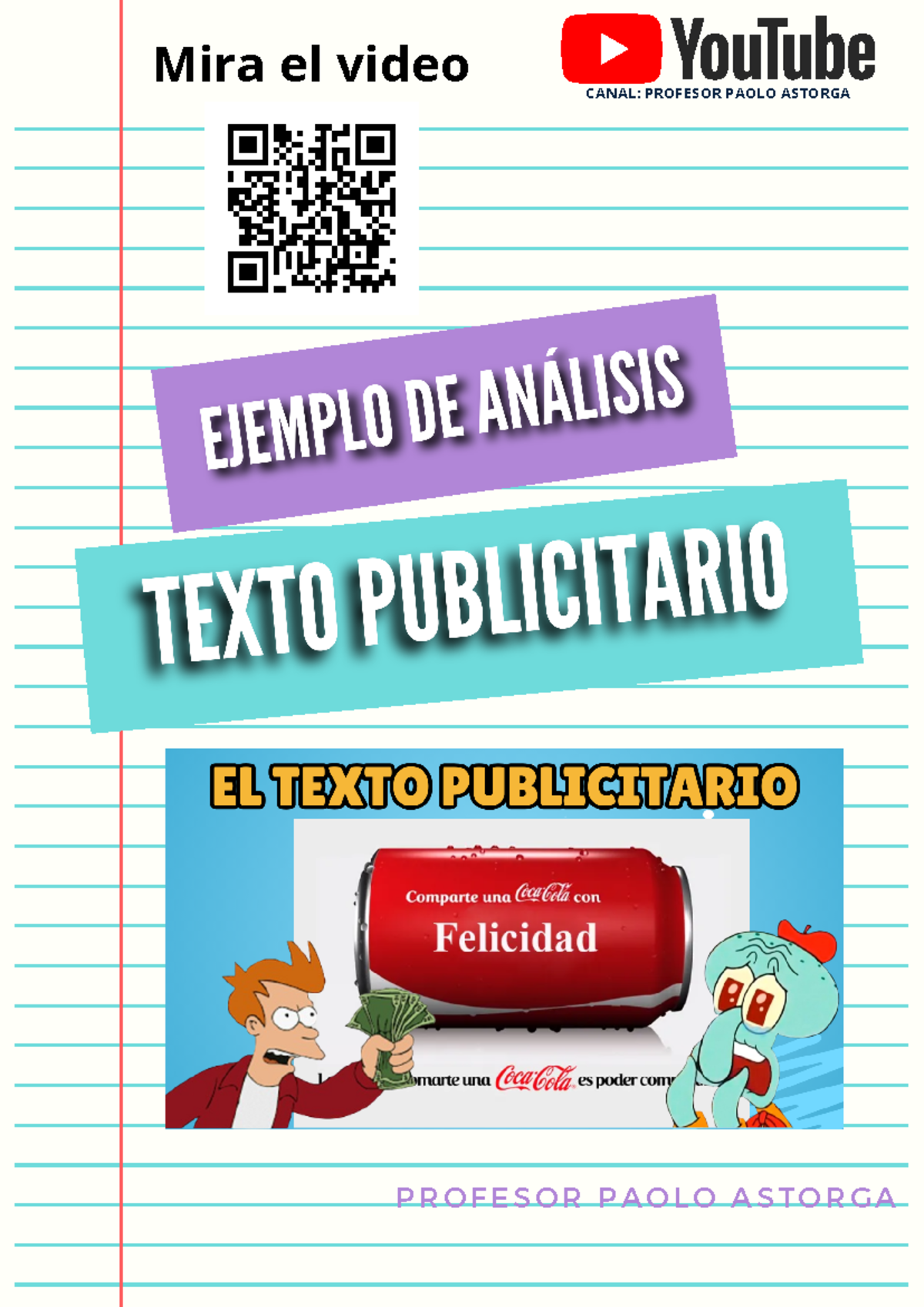 Ejemplo de análisis de un texto publicitario - CANAL: PROFESOR PAOLO ...
