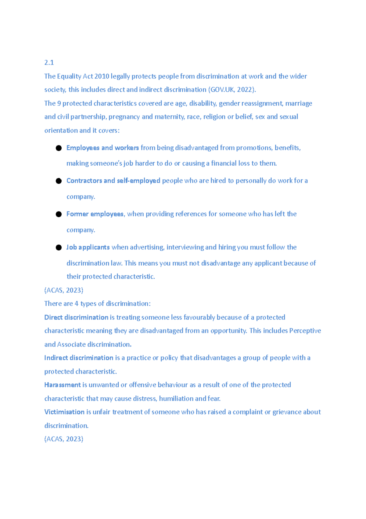 Copy of Employment Law Overview: Key Aspects and Implications - Studocu