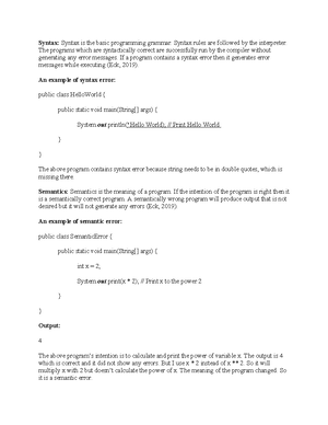 C++ assignments - Class Algorithm: An algorithm is defined as a finite & well-defined sequence ...