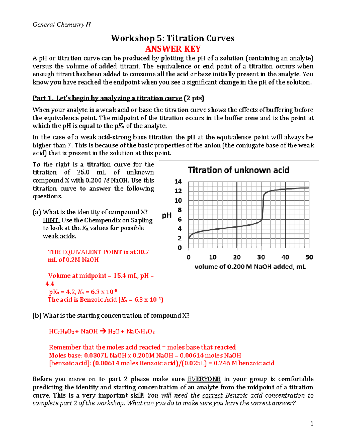 W5 Titration Curves Answer Key and Analysis Guide - Studocu