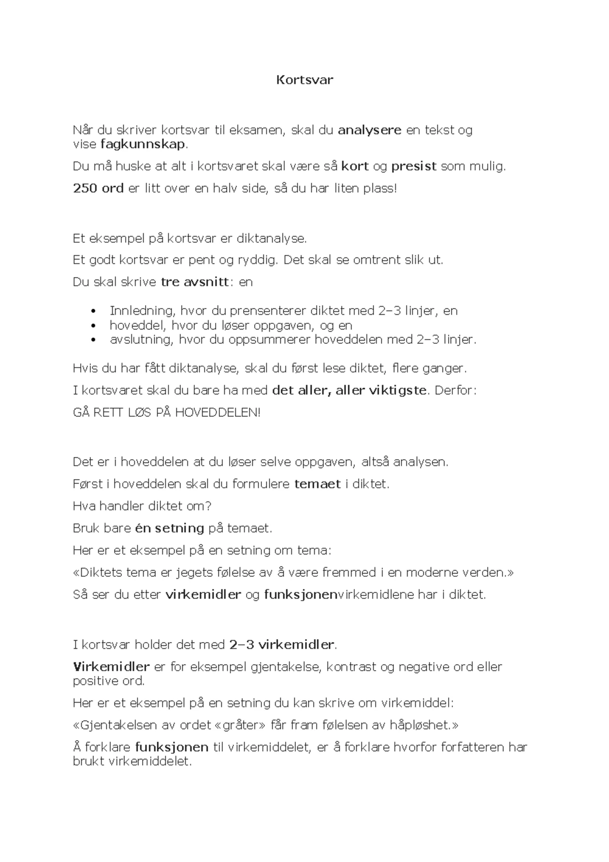 Retorisk Analyse av Tekst: Disposisjon og Elementer - Studocu