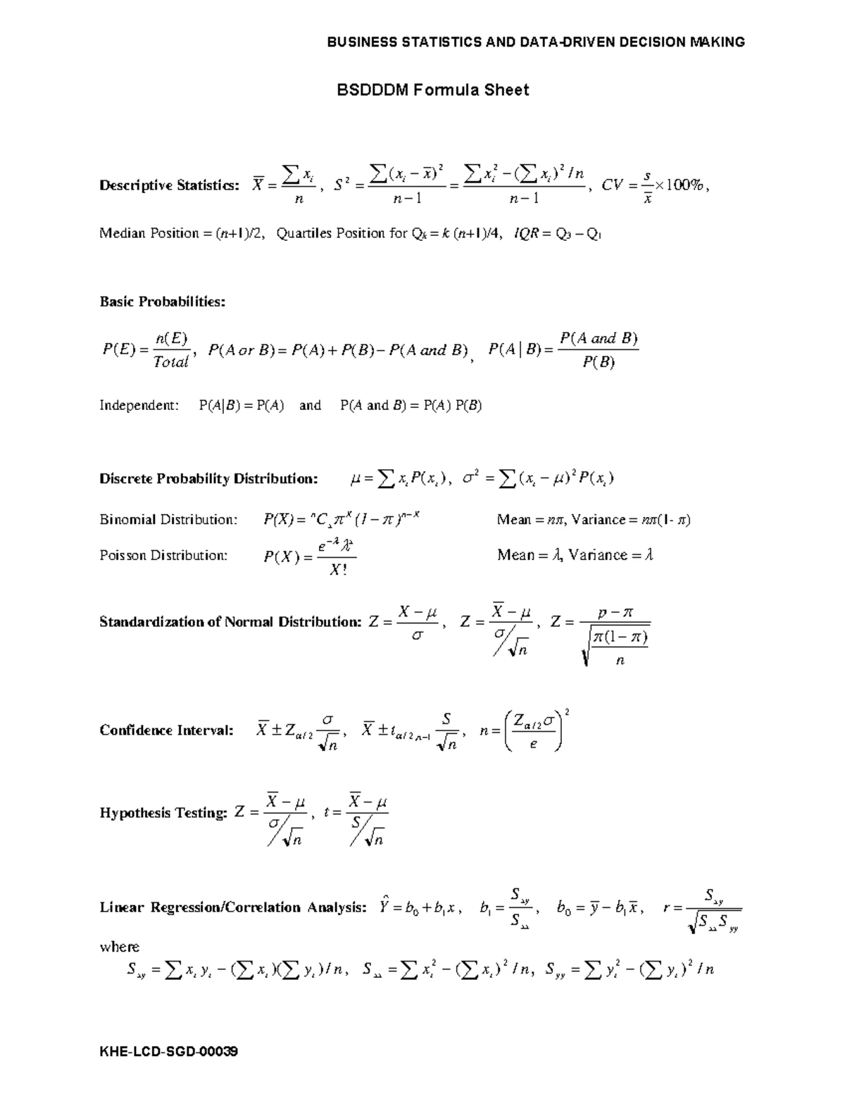 KBS academic calendar 2025: important dates and events - Studocu
