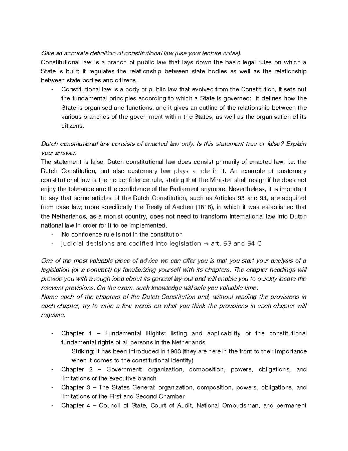 Law - WG - Week 2 Assignment: Understanding Constitutional Law Concepts ...