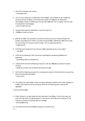 [Solved] On which element of the fraud triangle do most fraud fighters ...