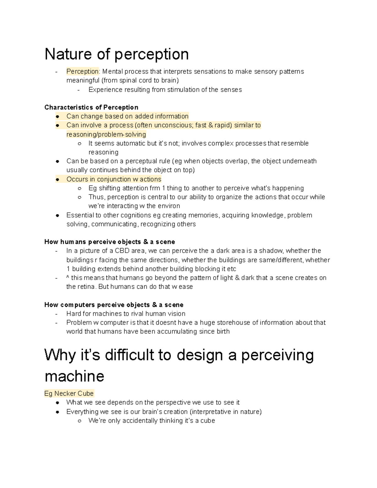 Chap 3 Perception: Understanding Sensory Interpretation and Cognition ...