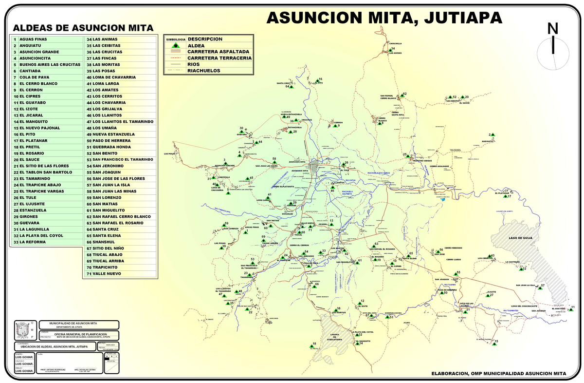 29A2018 MAPA DE ALDEAS DE ASUNCION MITA, JUTIAPA - Studocu