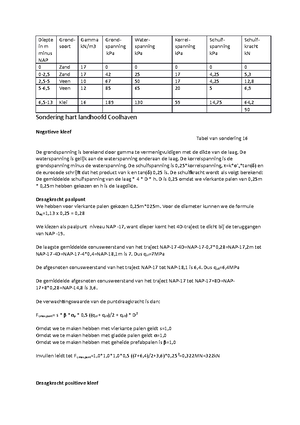 Voorbeeld berekening paalfundering - Funderingen Om de constructie van ...