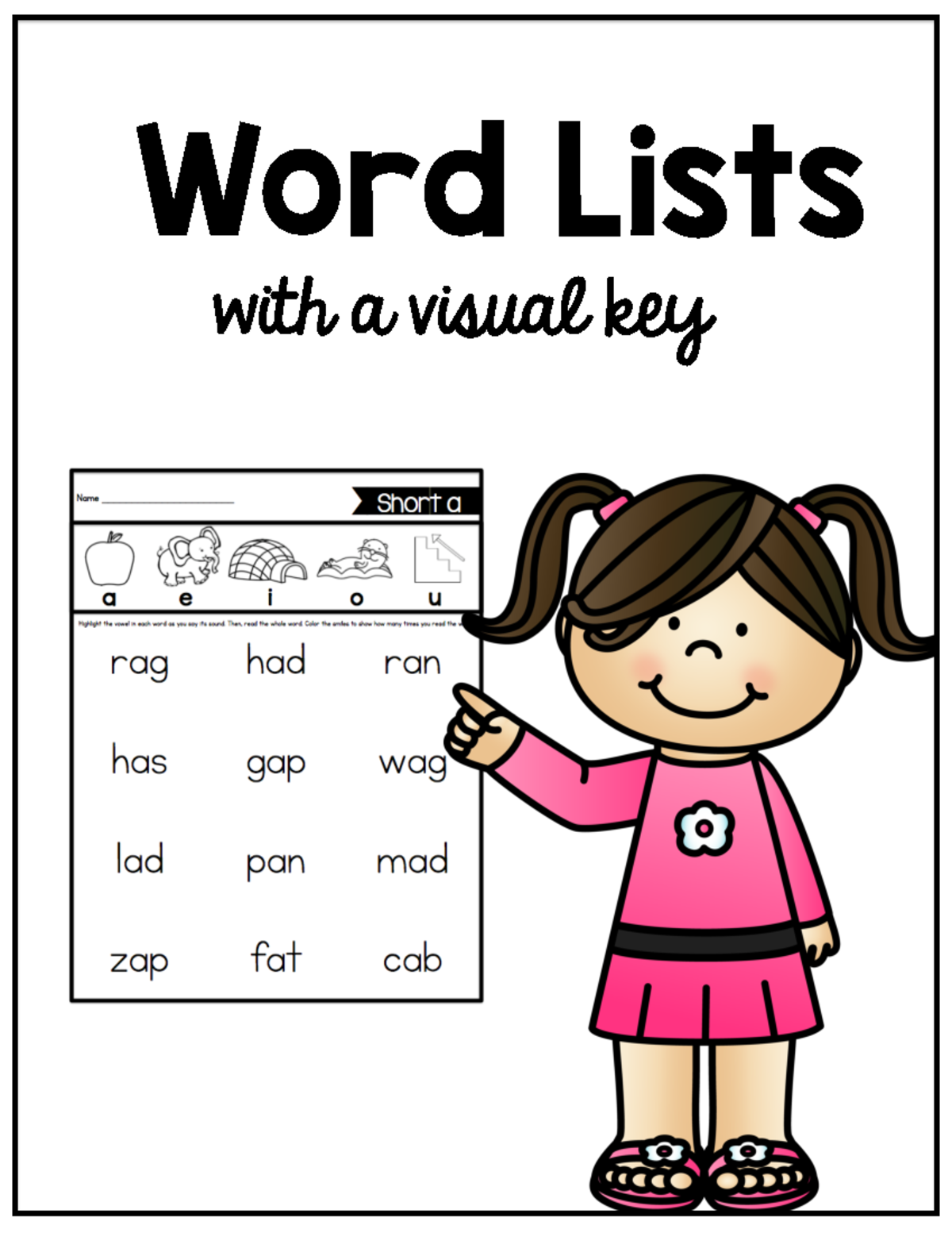 Word Lists with Visual Key for CVC Word Recognition Practice - Studocu