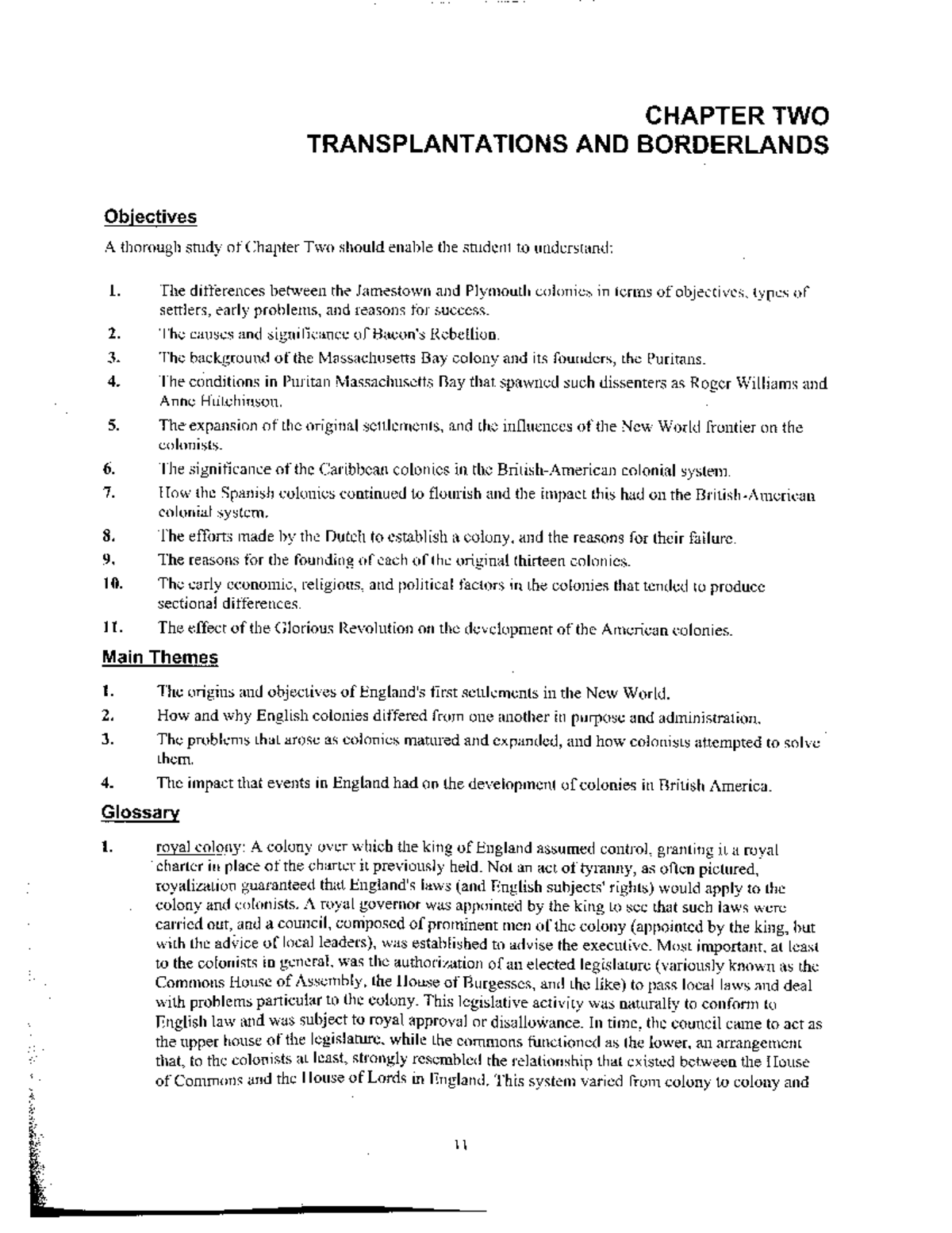 Brinkley CH 2 Study Guide: Transplantations & Borderlands Overview ...