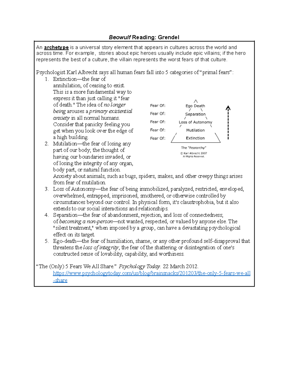 Demetrius Davis - 10.1 SL Beowulf Reading: Grendel Analysis and ...