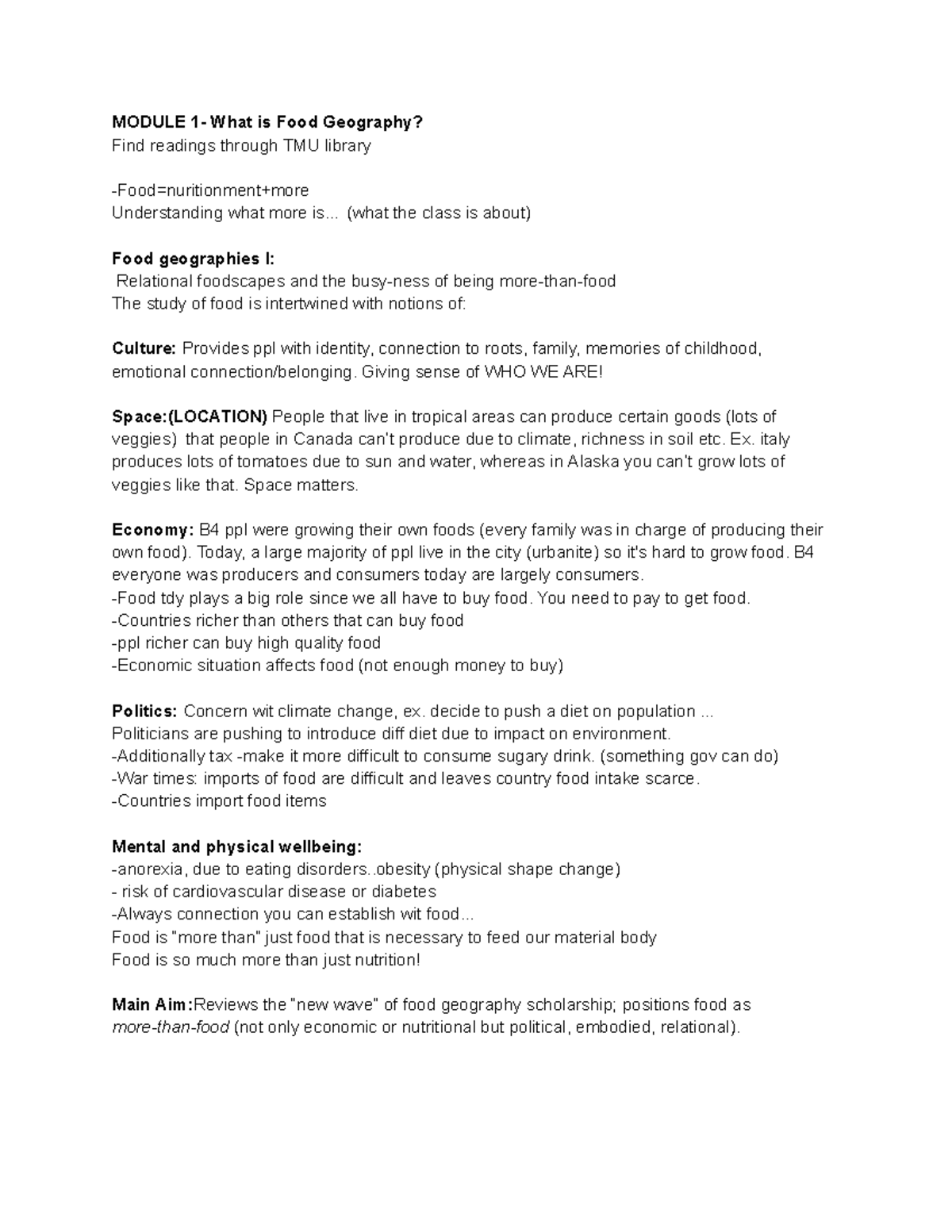 GEO509 - Food Geography: Understanding Relational Foodscapes and ...