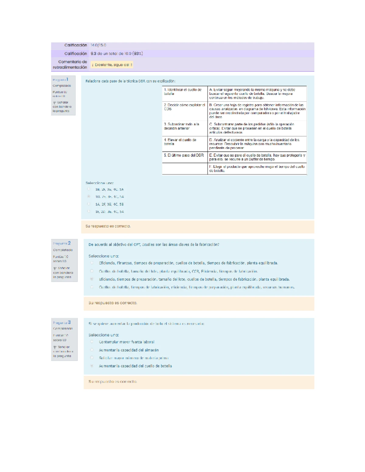 Examen semana 4 planeacion y control de la produccion UTEL - Planeación y control de la ...