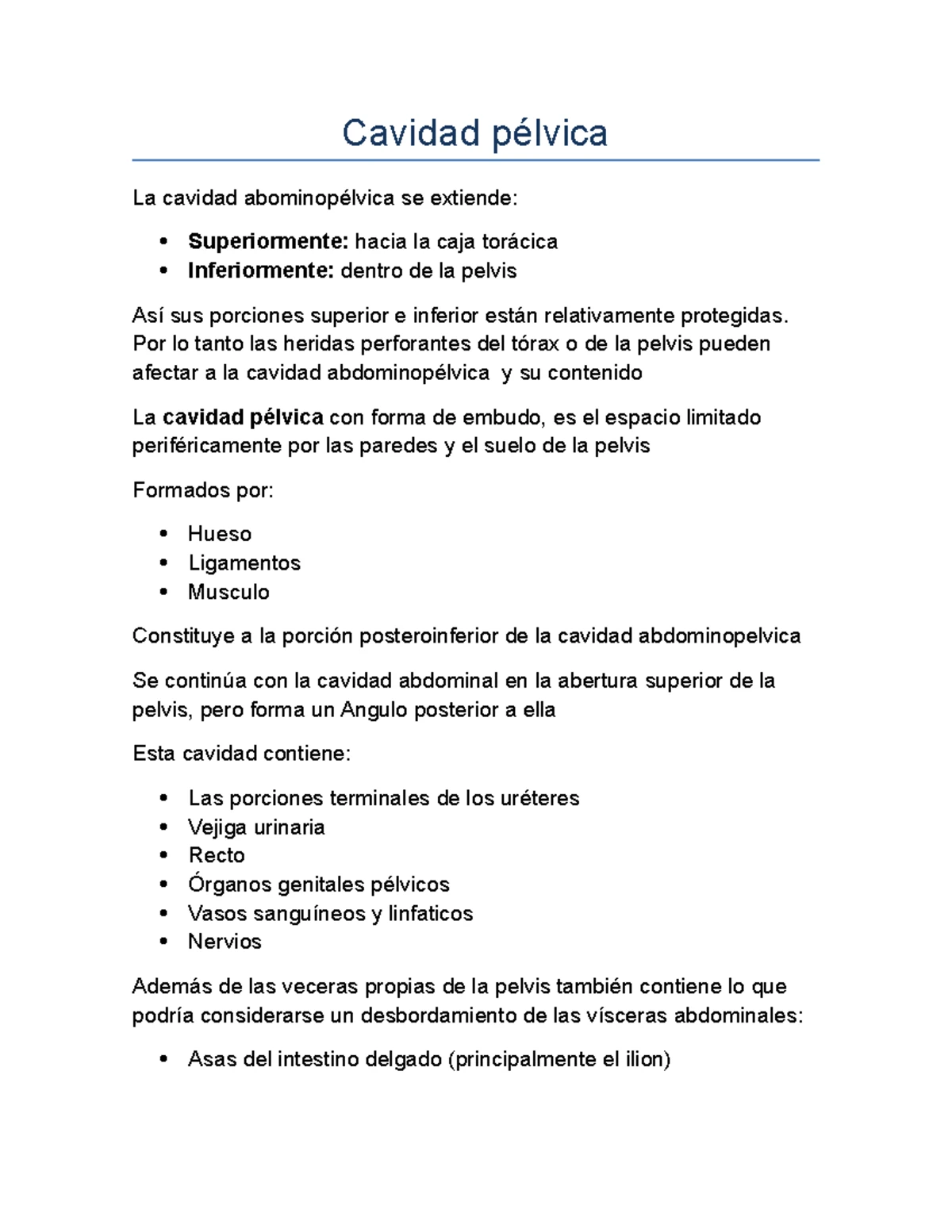 Resumen de Anatomía del Apéndice - Exposición (Anatomía 101) - Studocu