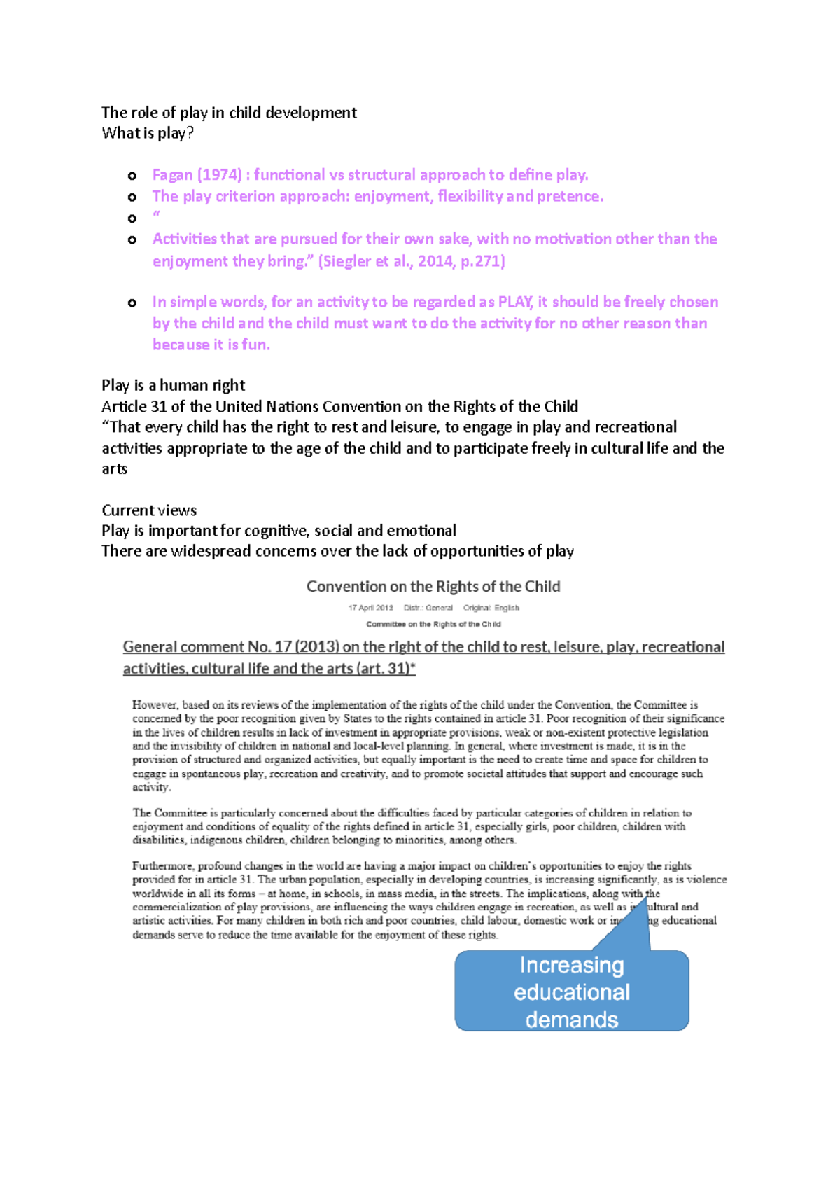 Lecture 5 - Understanding the Importance of Play in Child Development ...