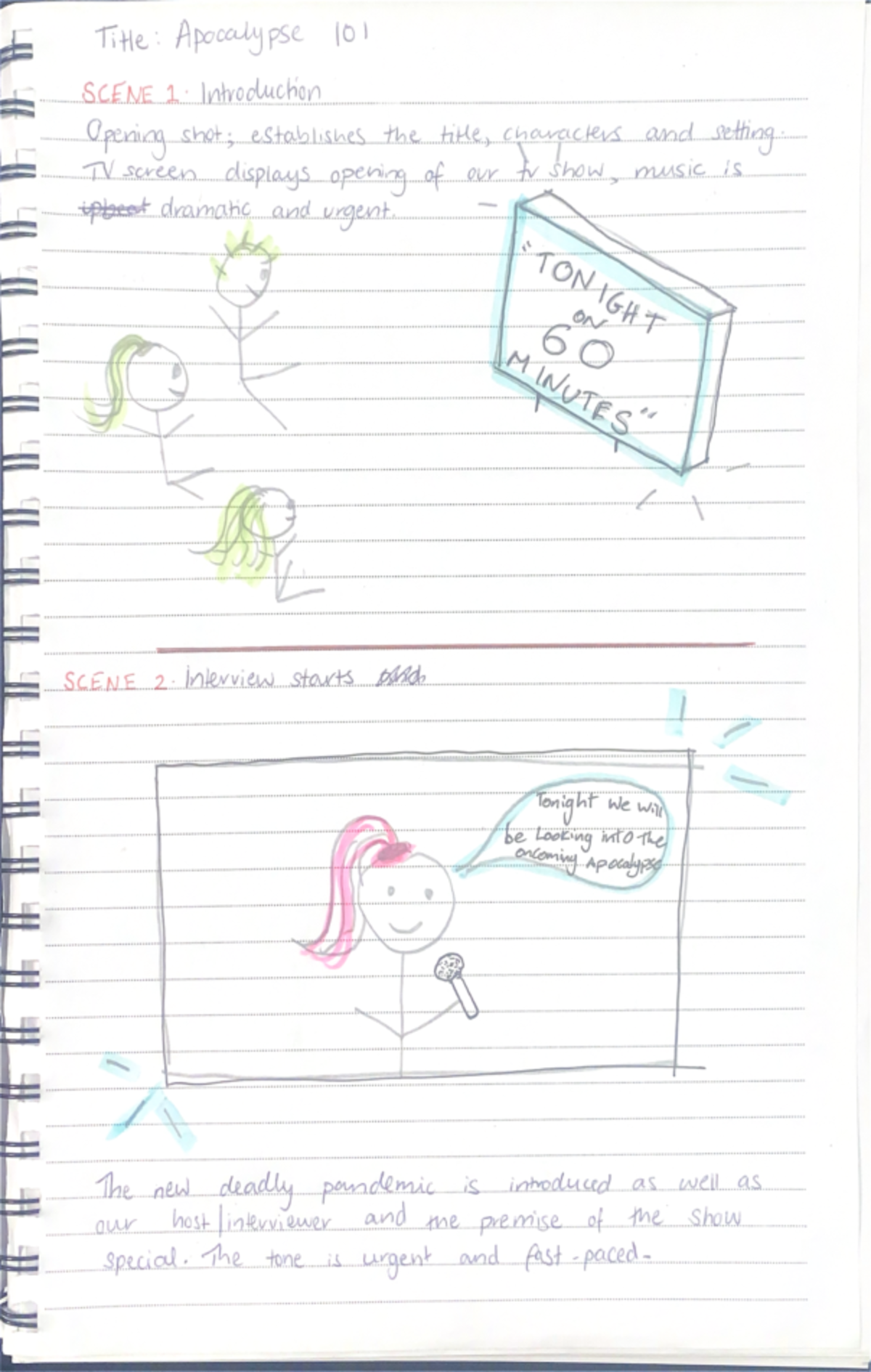 Apocalypse 101-storyboard - Title : Apocalypse 101 SCENE 1 ...