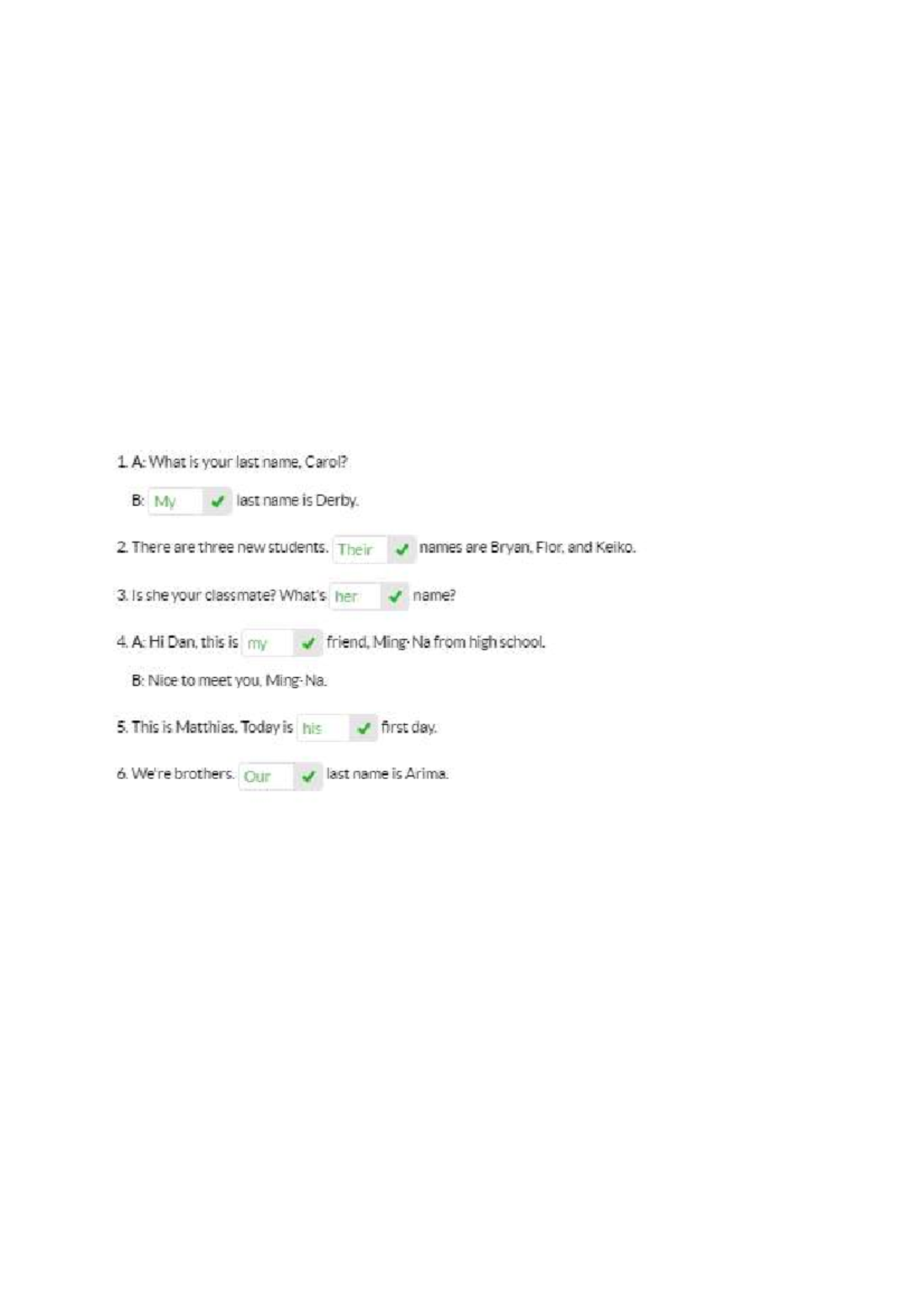 Basic Level English Grammar: Unit 1, Lesson A Overview - Studocu