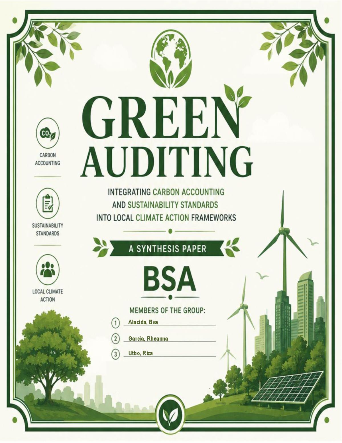 Garcia Group - Synthesis Paper on Green Auditing & Carbon Accounting ...