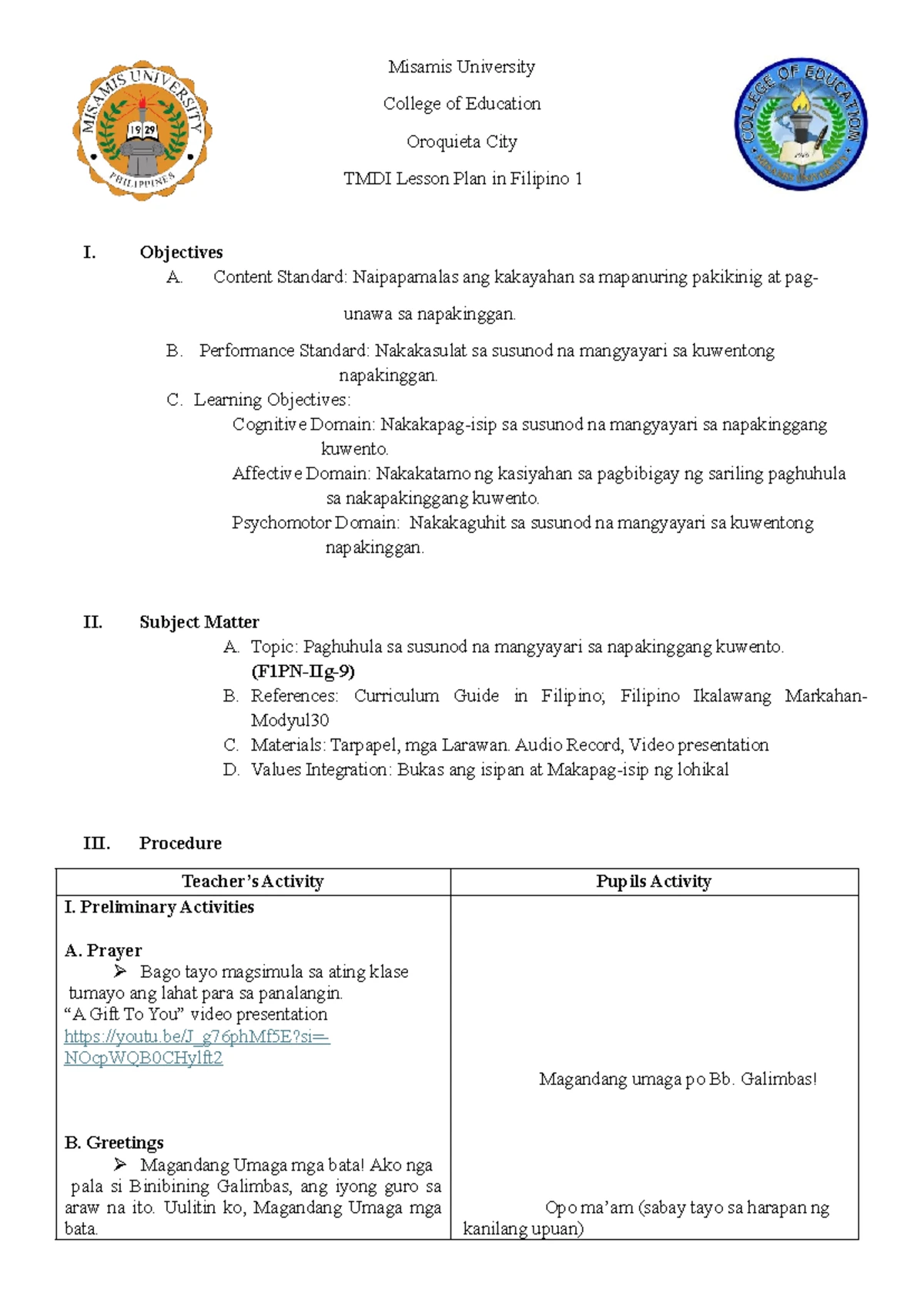 Strat 8 Lesson 2 Panahon NG MGA Kastila Final HAND OUT - Kaligirang ...