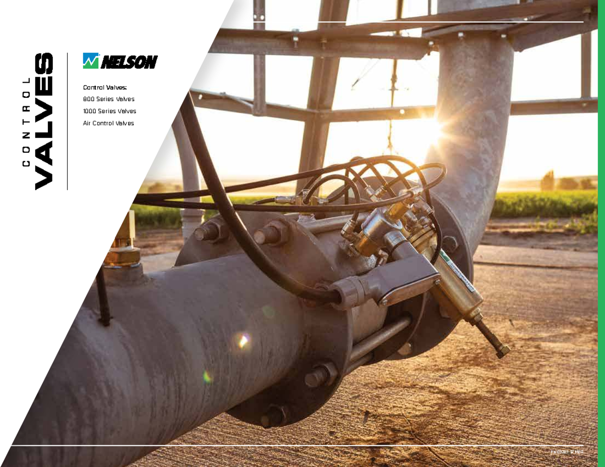 Nelson Irrigation Control Valves: 800 Series Catalogue Overview - Studocu