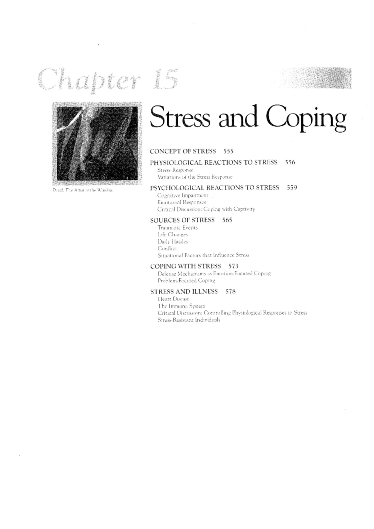 Introduction to psychology - chap.15 - Stress coping - Chapter 15 ...