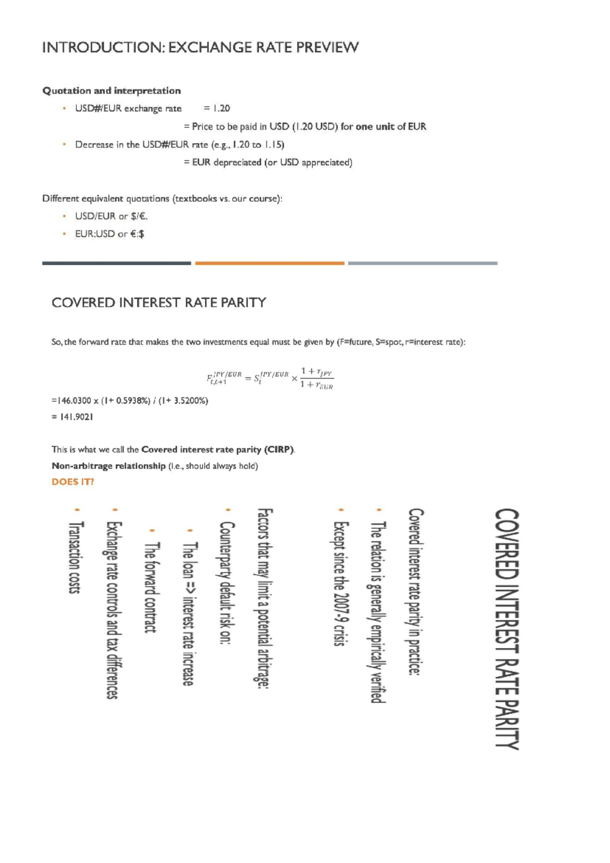 EXAM Notes: Spread Size & Exchange Rate Volatility Analysis - Studocu