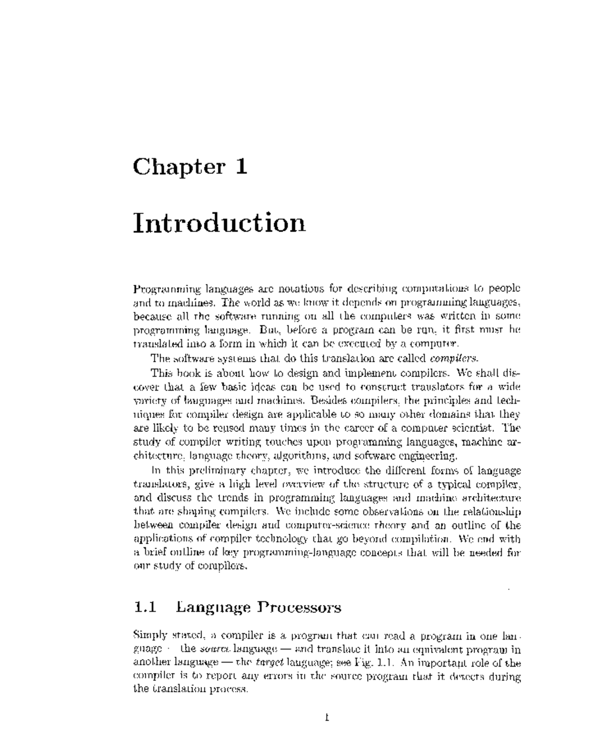 Aho - Compilers - Principles, Techniques, and Tools 2e - Ch 1 Intro ...